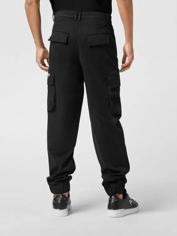 Philipp Plein Cotton Cargo Trousers