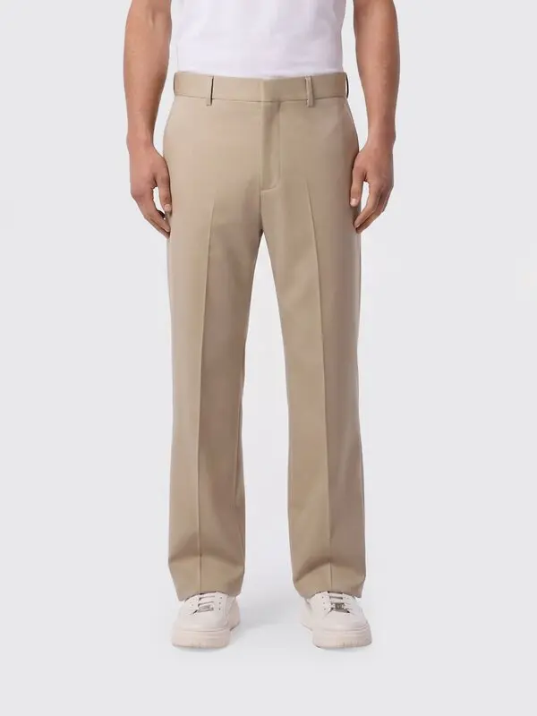 BILLIONAIRE Virgin Wool Tailored Trousers - Beige