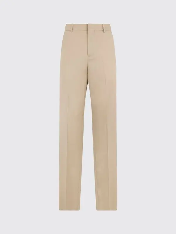 BILLIONAIRE Virgin Wool Tailored Trousers - Beige