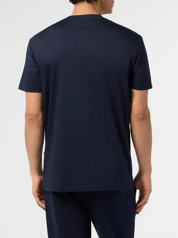 BILLIONAIRE Basic Cotton T-shirt - Navy