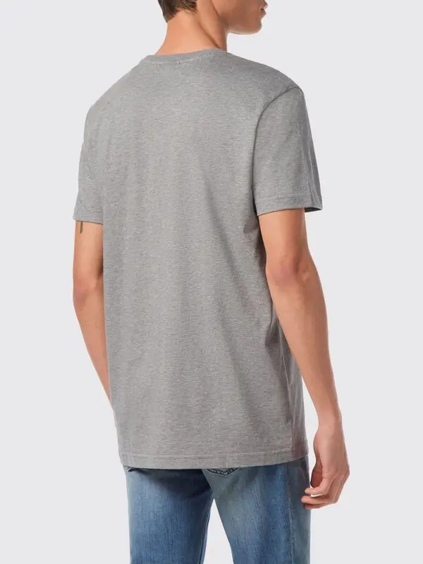 BILLIONAIRE Cotton T-shirt With Emblem - Grey