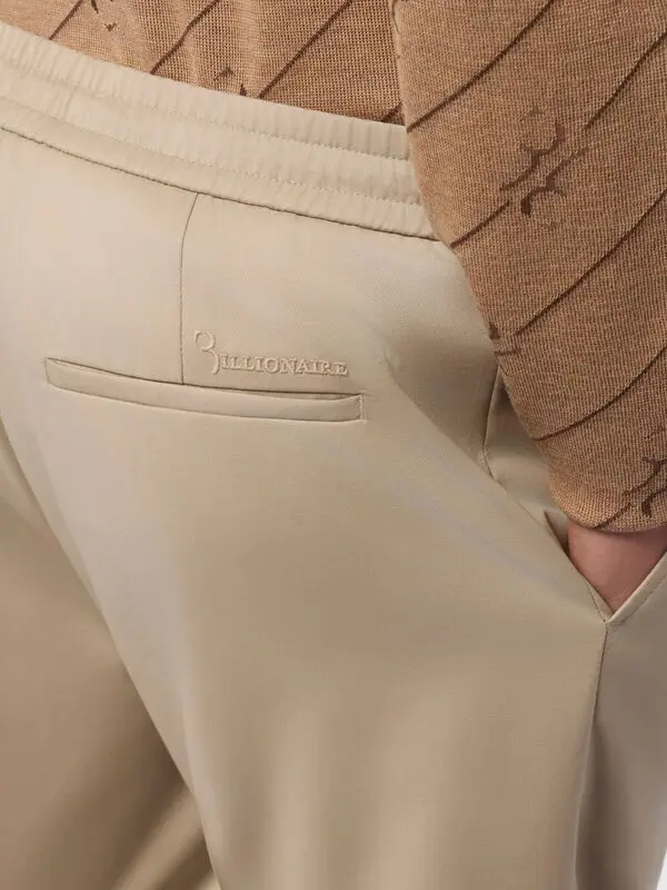 BILLIONAIRE Tailored Trousers - Beige