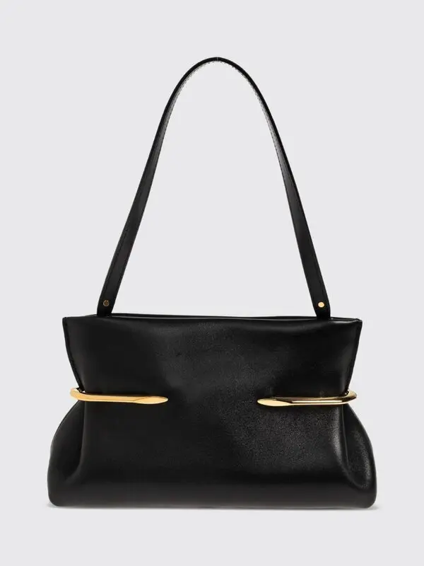 Givenchy Leather Clutch With Gold Tone Detail