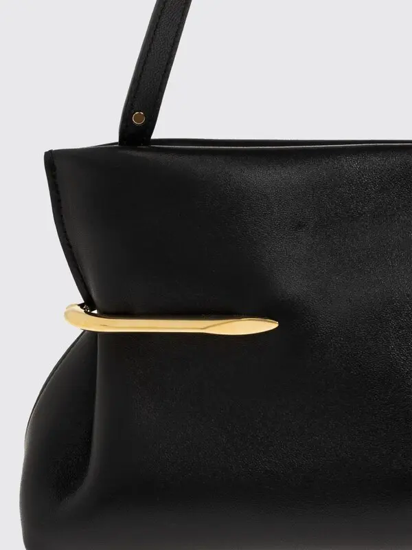 Givenchy Leather Clutch With Gold Tone Detail