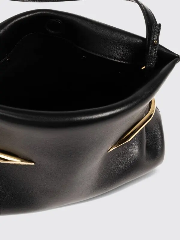 Givenchy Leather Clutch With Gold Tone Detail