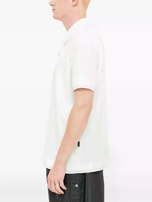 JUUN.J Ribbed-knit Polo Shirt