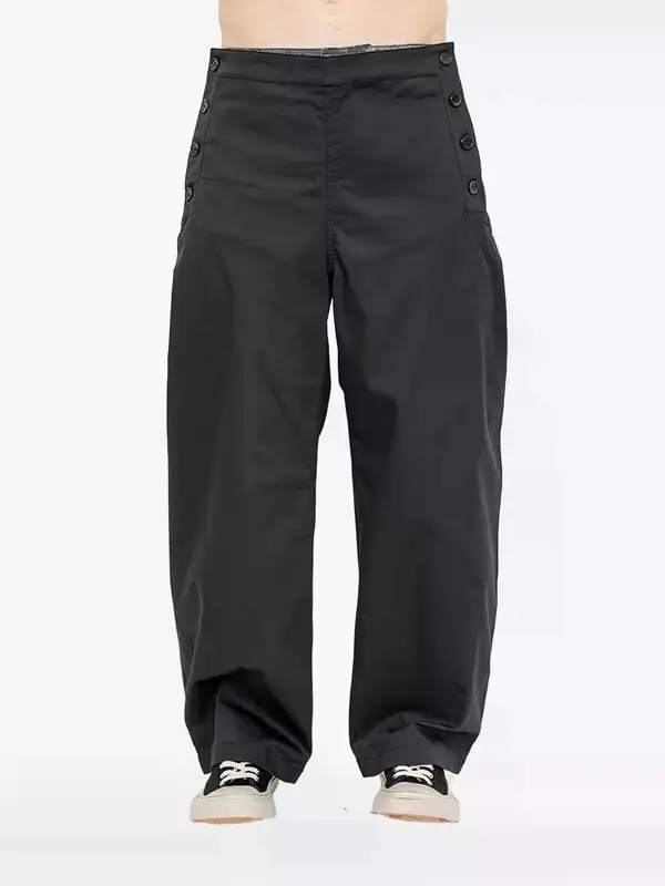JUUN.J Camouflage Print Layered Panel Trousers