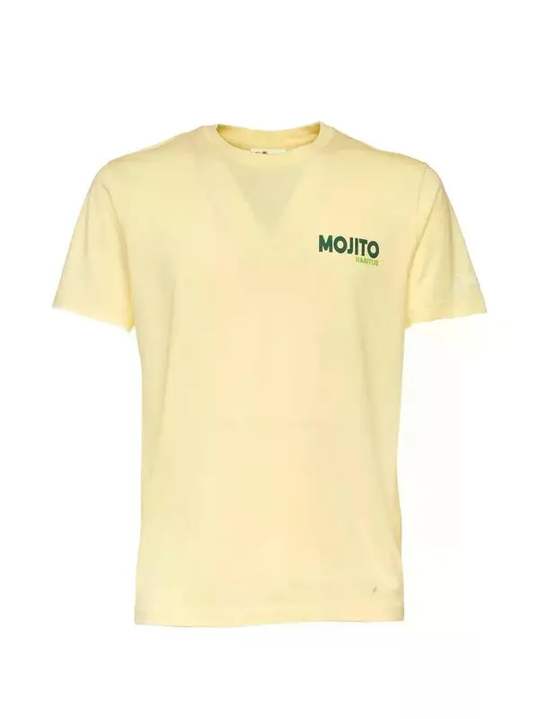 MC2 SAINT BARTH Portland Graphic-print T-shirt - Yellow