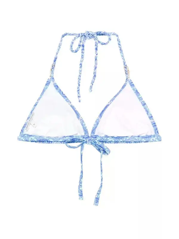 Heidi Klein Paisley-print Halterneck Bikini Top
