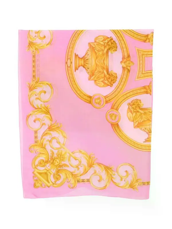 Versace 1990s Barocco-print Scarf