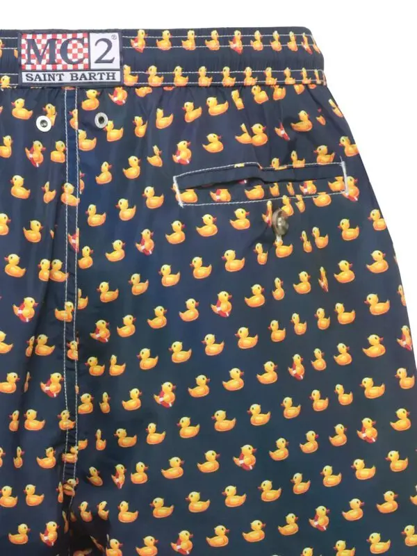 MC2 SAINT BARTH Lighting Micro Duck-print Swim Shorts