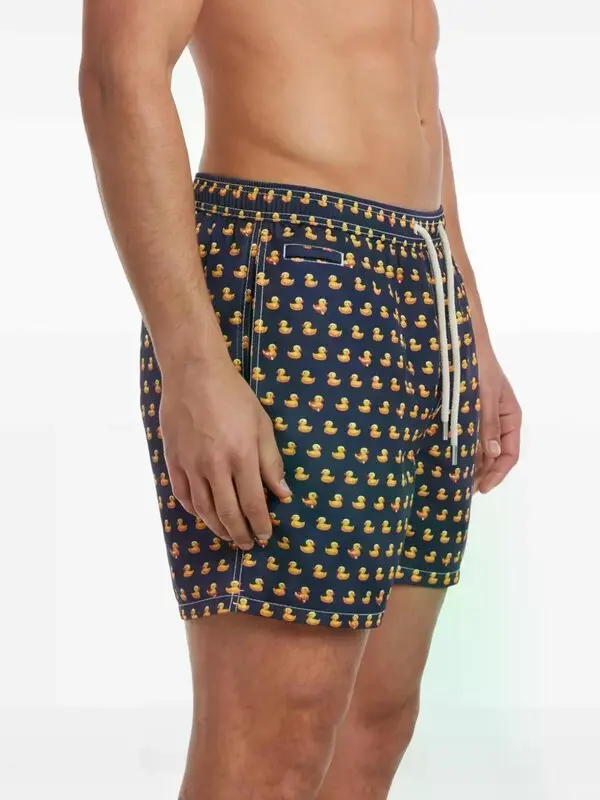 MC2 SAINT BARTH Lighting Micro Duck-print Swim Shorts