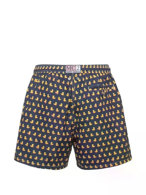 MC2 SAINT BARTH Lighting Micro Duck-print Swim Shorts