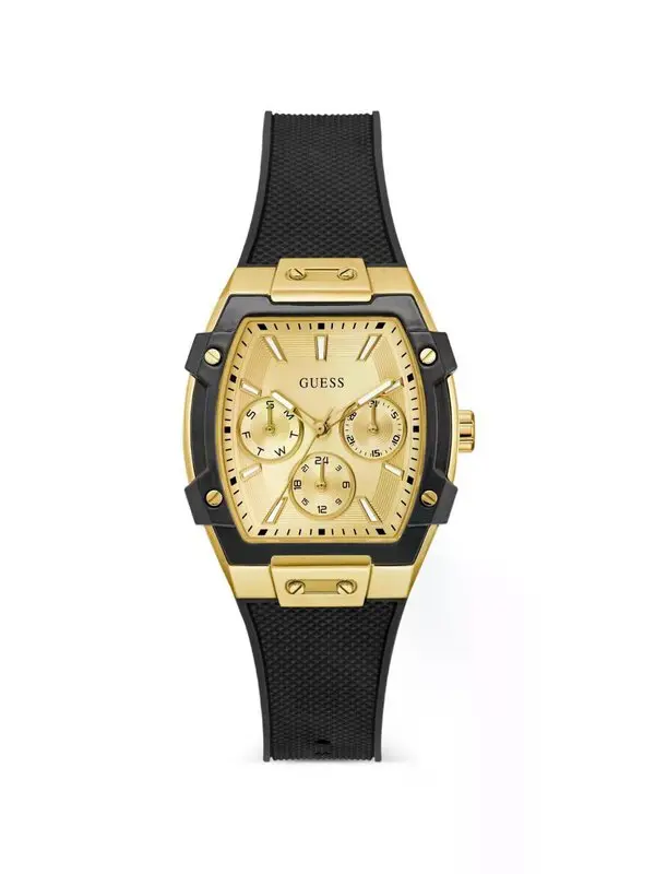 Guess Phoenix Tonneau Watch With -tone Dial