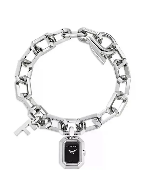 FERRAGAMO Charm 16.6mm Watch - Black