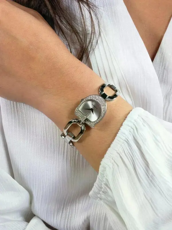 Guess Gia G-shaped Crystal Embellished Watch