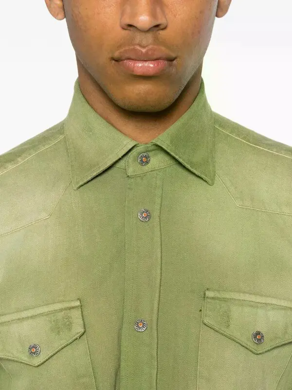 SARTORIO NAPOLI Faded-effect Shirt