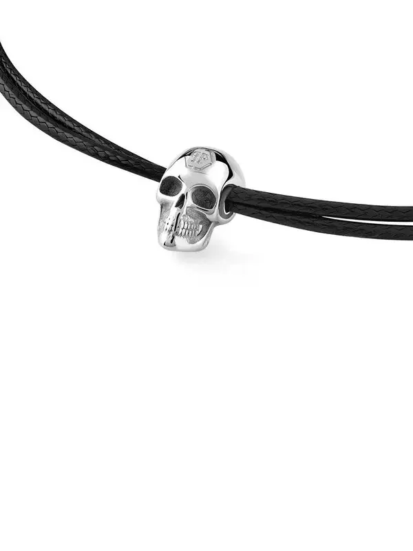 Philipp Plein Friendship Skull Charm Bracelet
