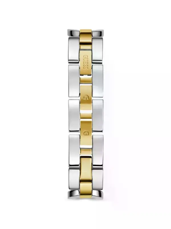 Guess Crystal-embellished 22mm Watch With Chain-link Bracelet