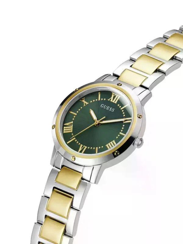Guess Dawn 34mm Watch With Dial And Two-tone Link Bracelet