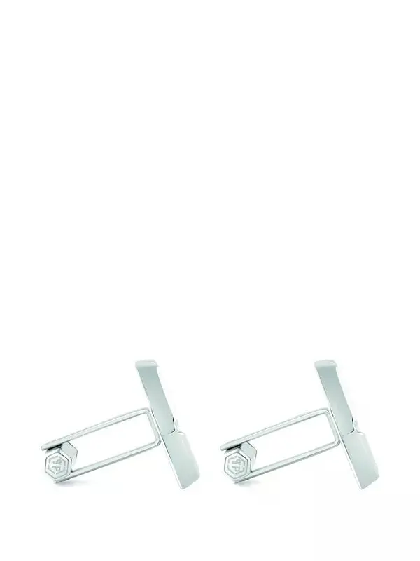 Philipp Plein Plein Icon Hexagon Cufflinks