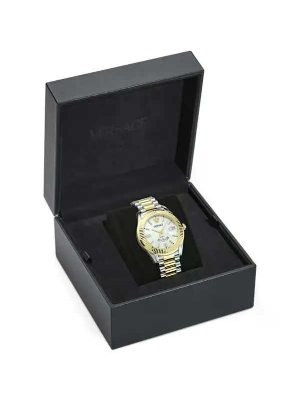 Versace Apodis Fluted Bezel 41mm Watch