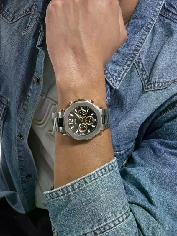 Guess Octagonal Case Watch