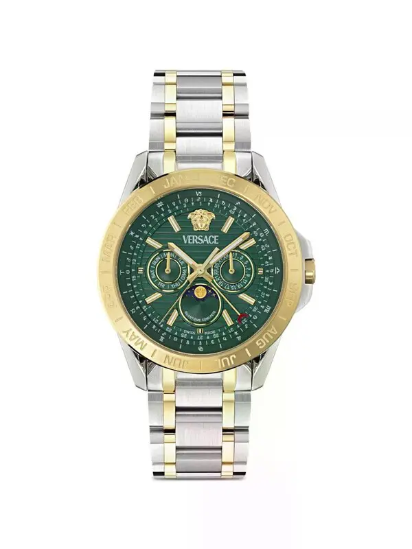 Versace Galaxy Moonphase 44mm Watch