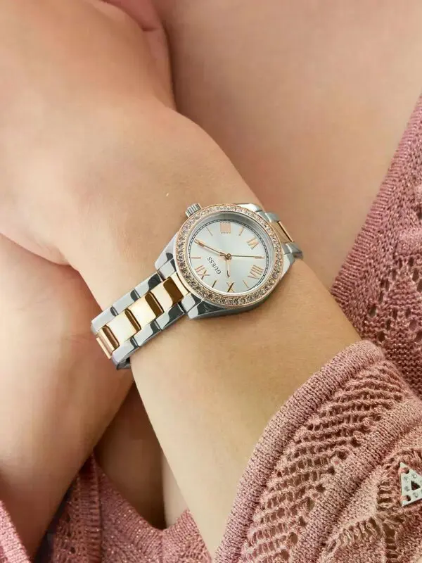 Guess Luna 30mm Crystal Embellished Watch