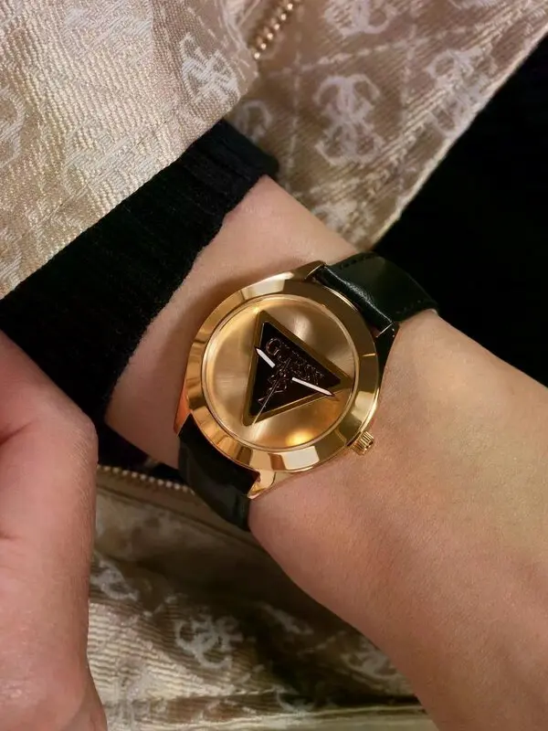 Guess Tri Plaque 34mm Watch