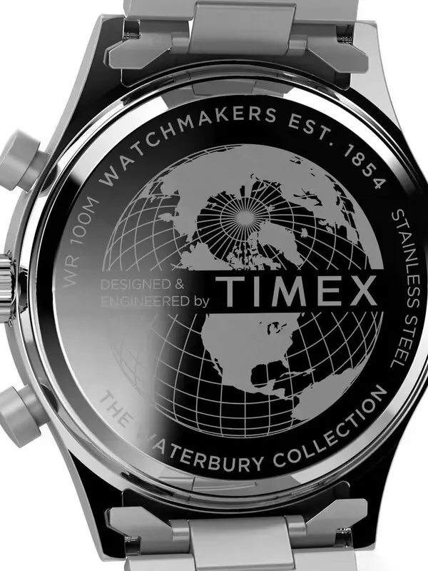 Timex® Waterbury Traditional Fly Back 43mm Chronograph Watch