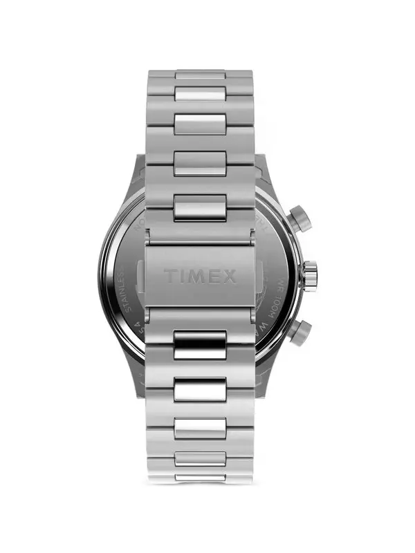 Timex® Waterbury Traditional Fly Back 43mm Chronograph Watch