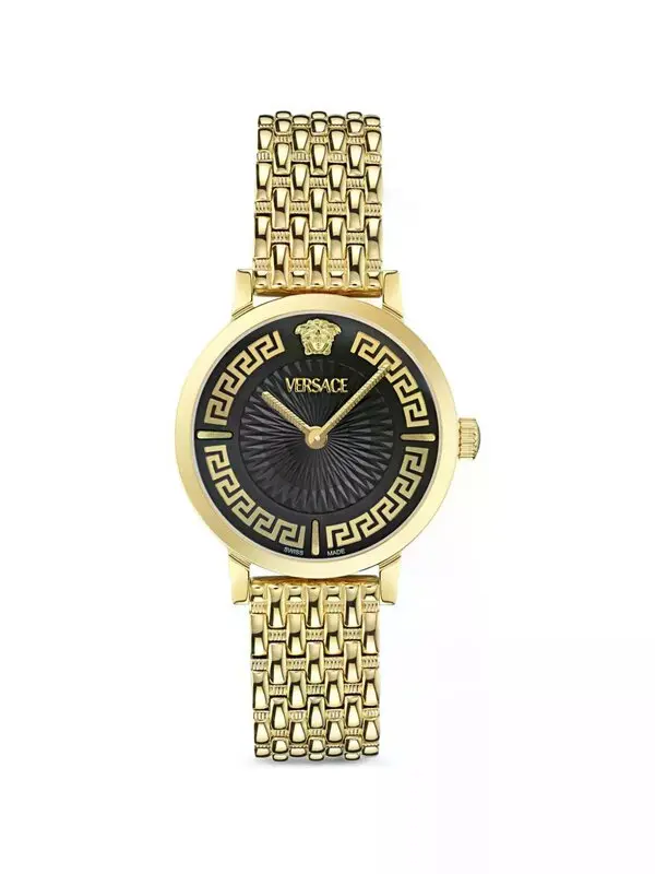 Versace Greca Fortuna 36mm Watch - Black