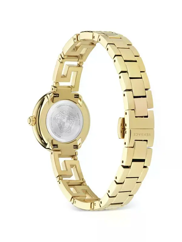 Versace 28mm Logo Detail Watch