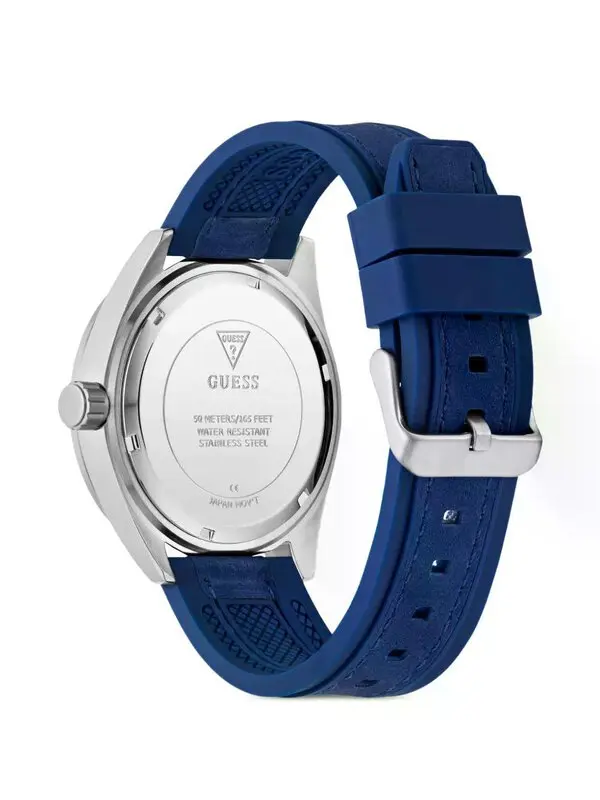 Guess Letterman 44mm Watch - Blue