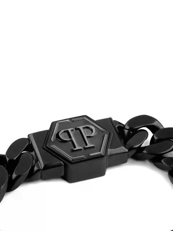 Philipp Plein Hexagon Curb-chain Bracelet