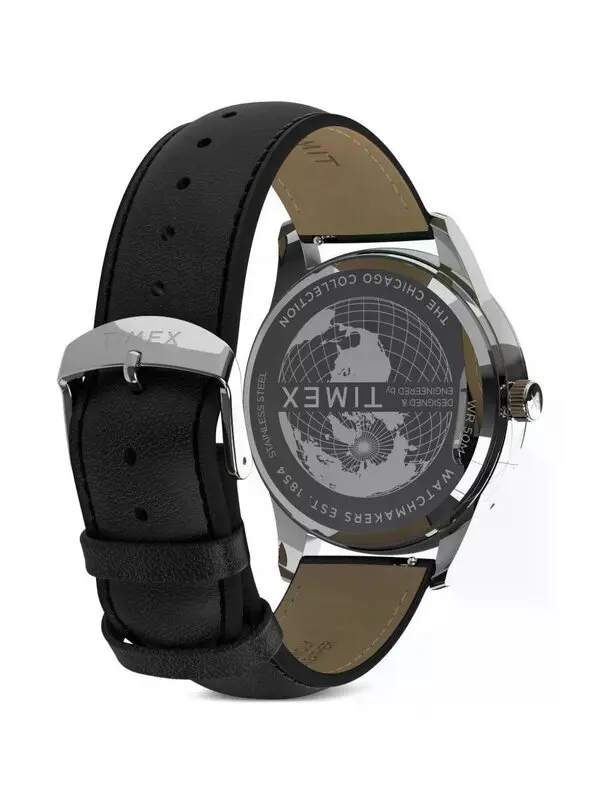 Timex® Chicago 45mm Stainless Steel Watch