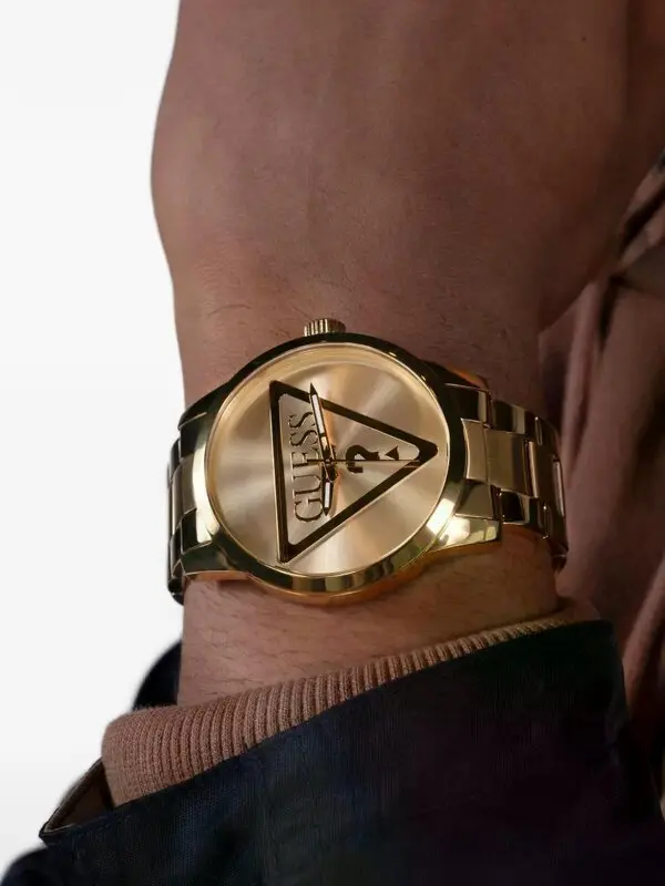 Guess Logo Watch - Gold