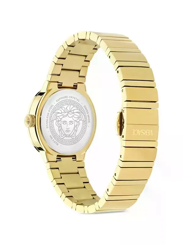 Versace Greca Logo Pearl Watch