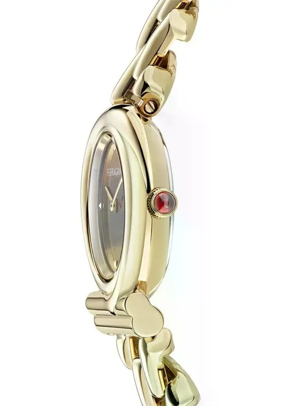 FERRAGAMO Gancini Twisted Chain 28mm Watch
