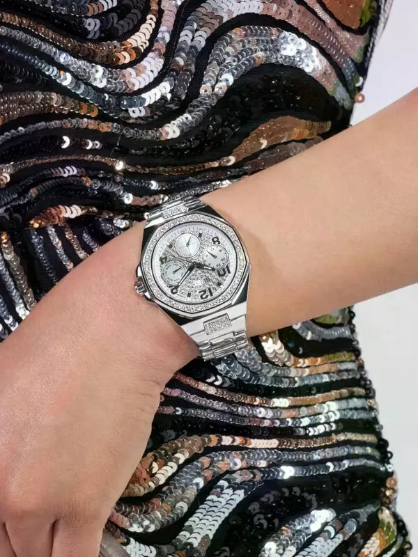 Guess Ladies Crystal-embellished Watch