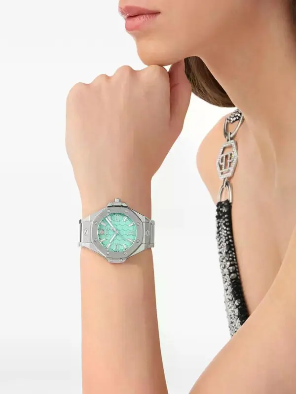 Philipp Plein Lady Royal 36mm Watch With Turquoise Dial