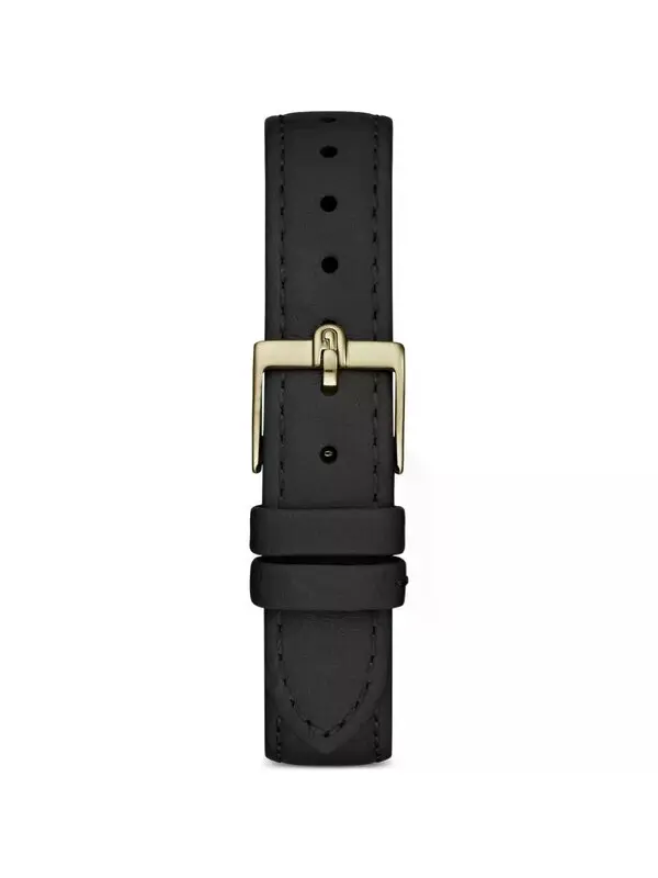 Furla Easy Shape 32mm Watch With Black Leather Strap
