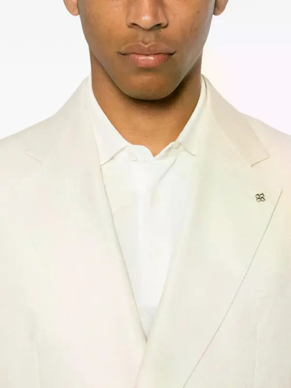 Tagliatore Double-breasted Peak-lapel Blazer