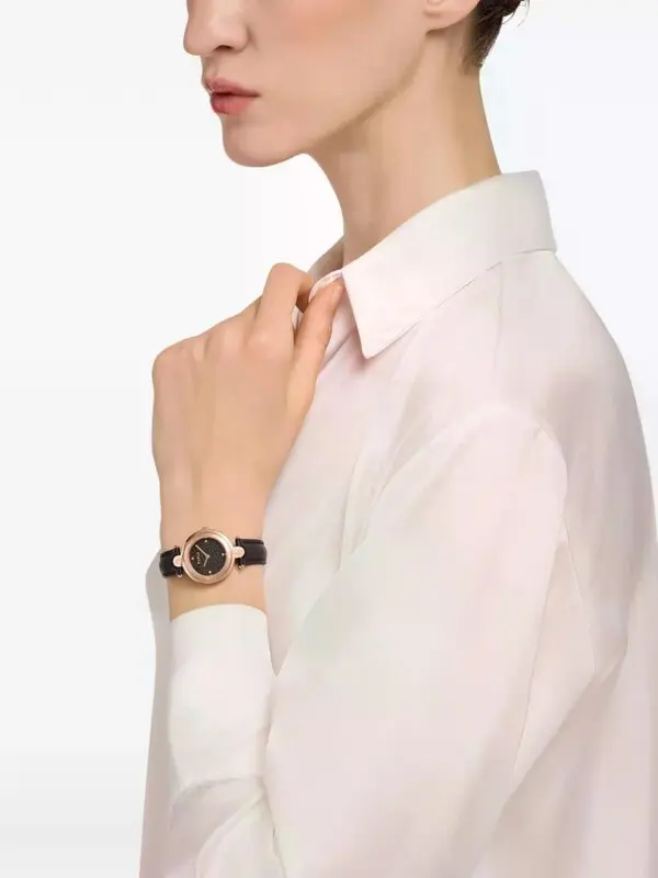 Furla Arch Bar 28mm Watch With Black Dial