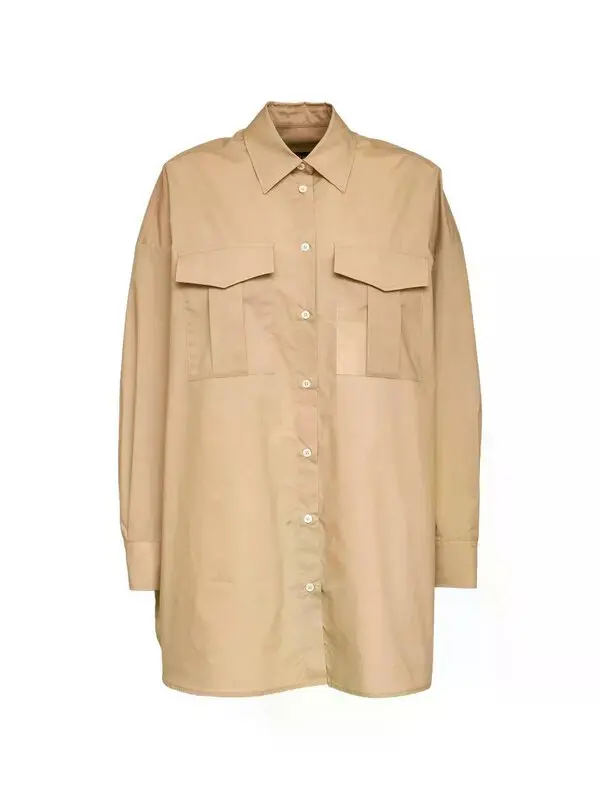DEPARTMENT 5 Desert Brown Cotton Shirt - Neutrals