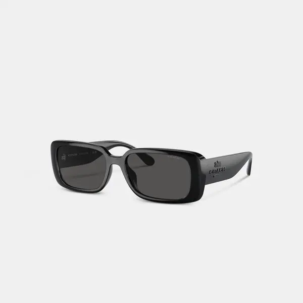 COACH OUTLET Coach Narrow Rectangle Sunglasses - Black