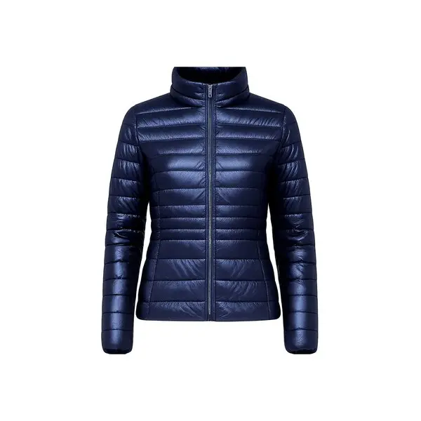 TANTRA SPAIN SL Navy Metallic Anorak Jacket - Blue