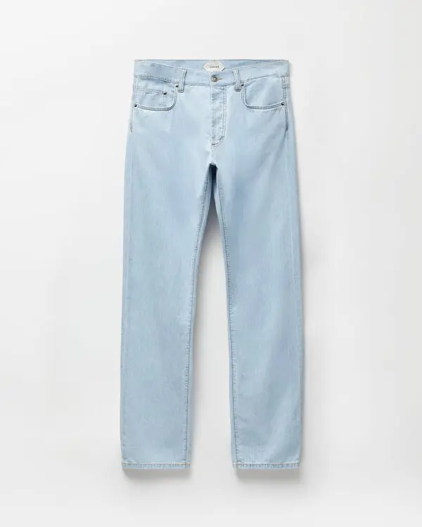 Versace Straight Leg Chambray Jeans