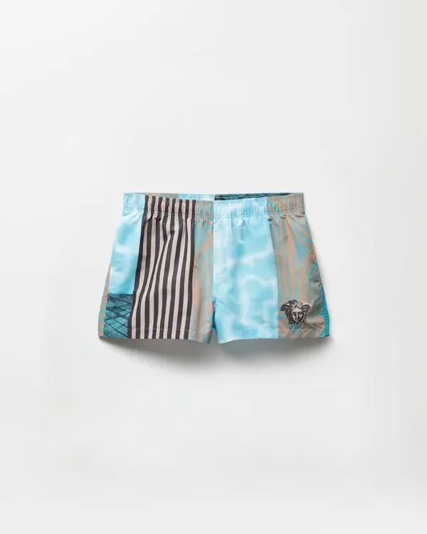 Versace Floating By' Swim Shorts - Print